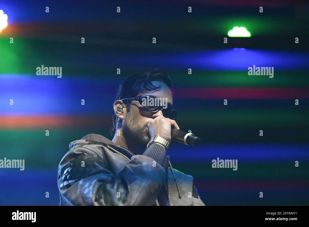 Italian singer Mahmood performs live on stage at Le Fabrique for the ...
