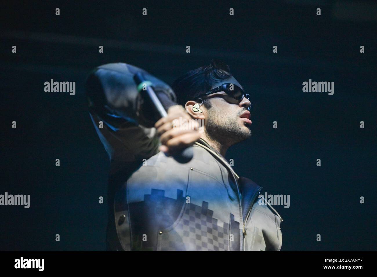 Italian singer Mahmood performs live on stage at Le Fabrique for the ...