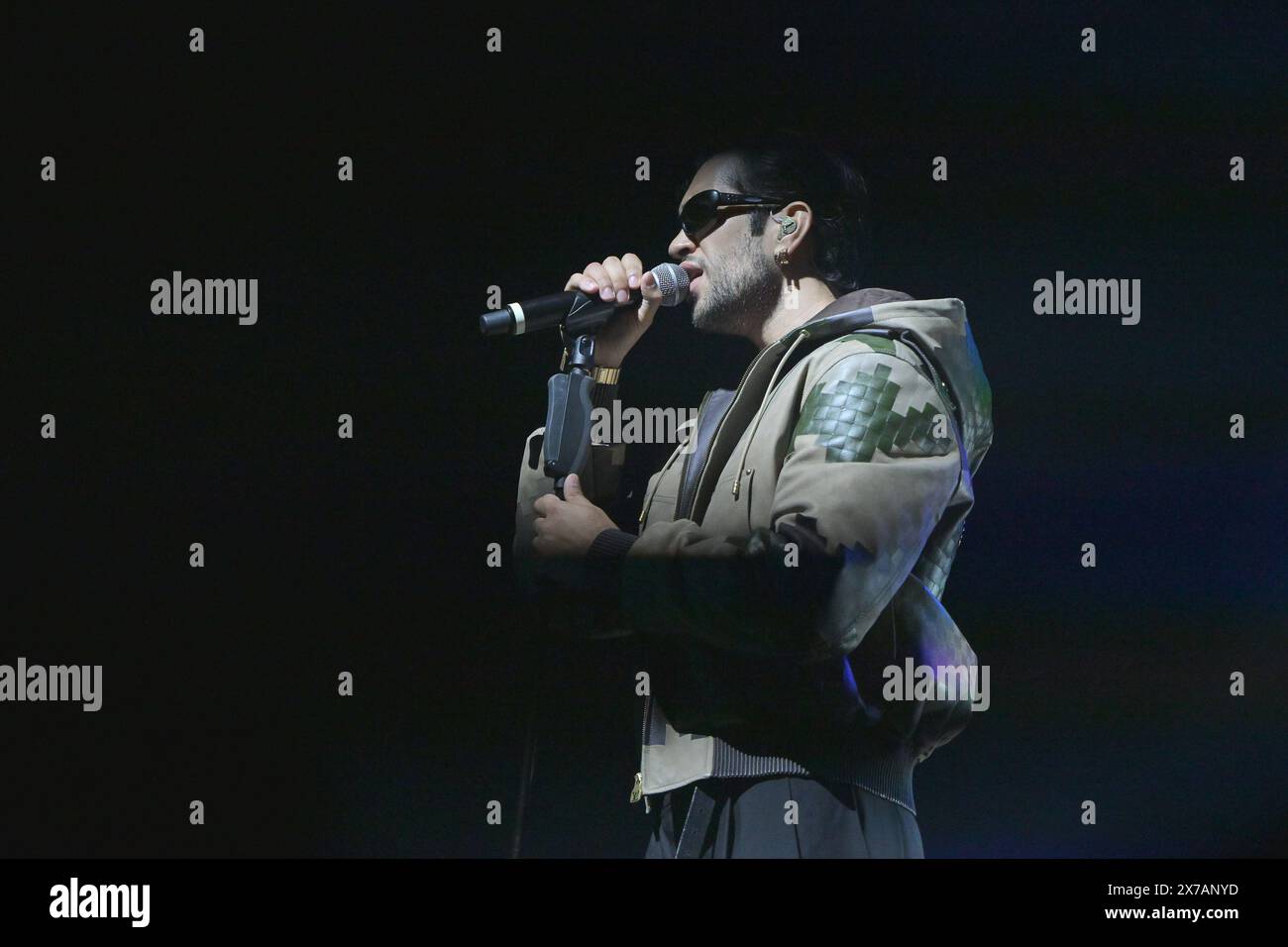 Italian singer Mahmood performs live on stage at Le Fabrique for the ...