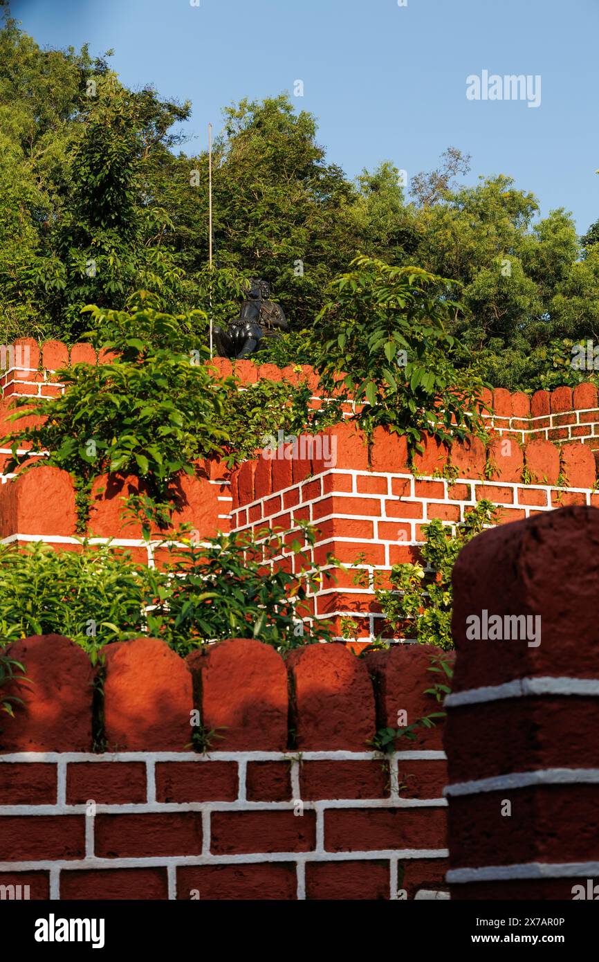 Historic Ponda Fort renovated into a park at Farmagudi, Ponda, Goa ...