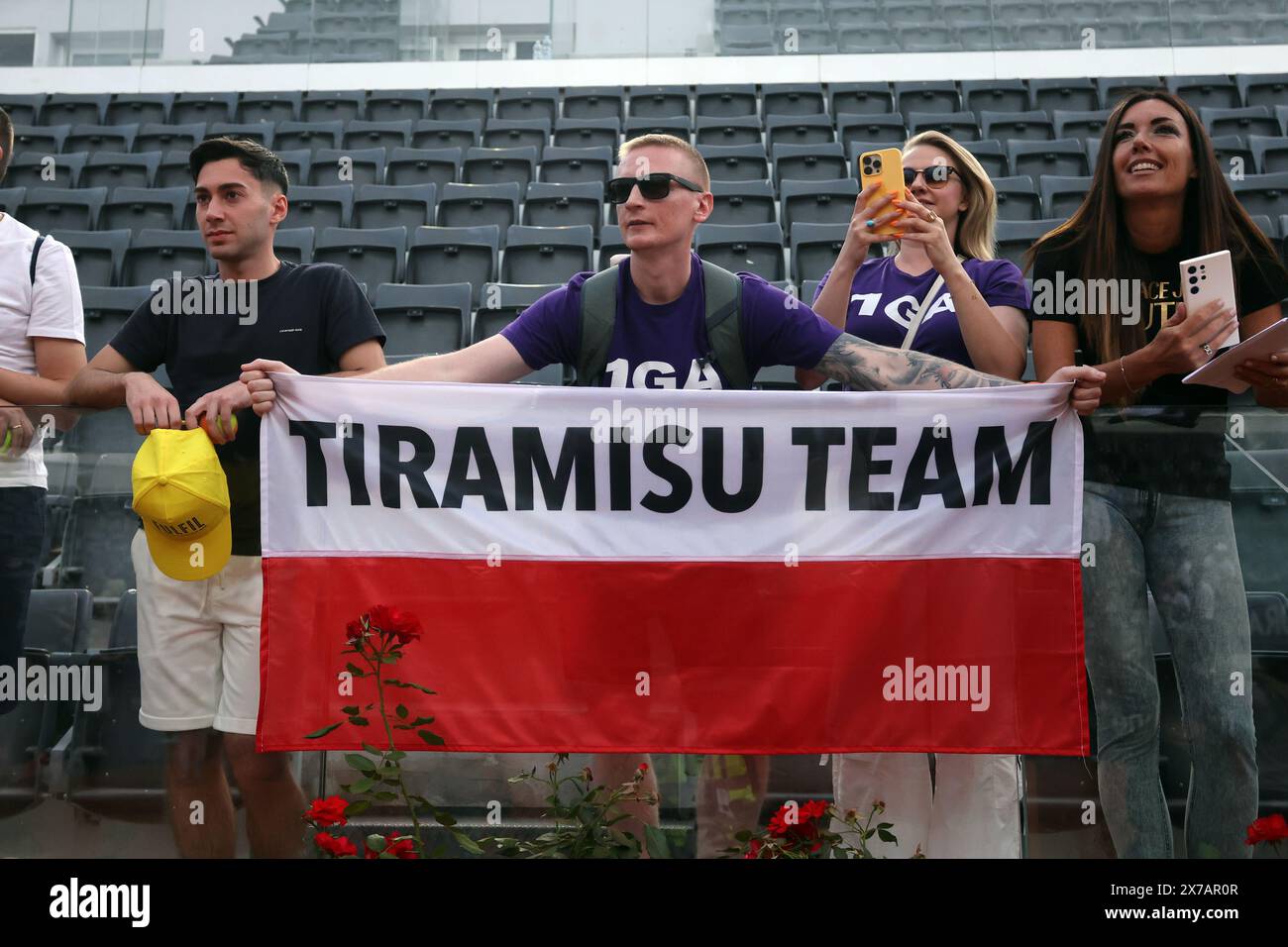 Rome, Italy 18.05.2024: IGA SWIATEK (POL) win the trophy at end of ...