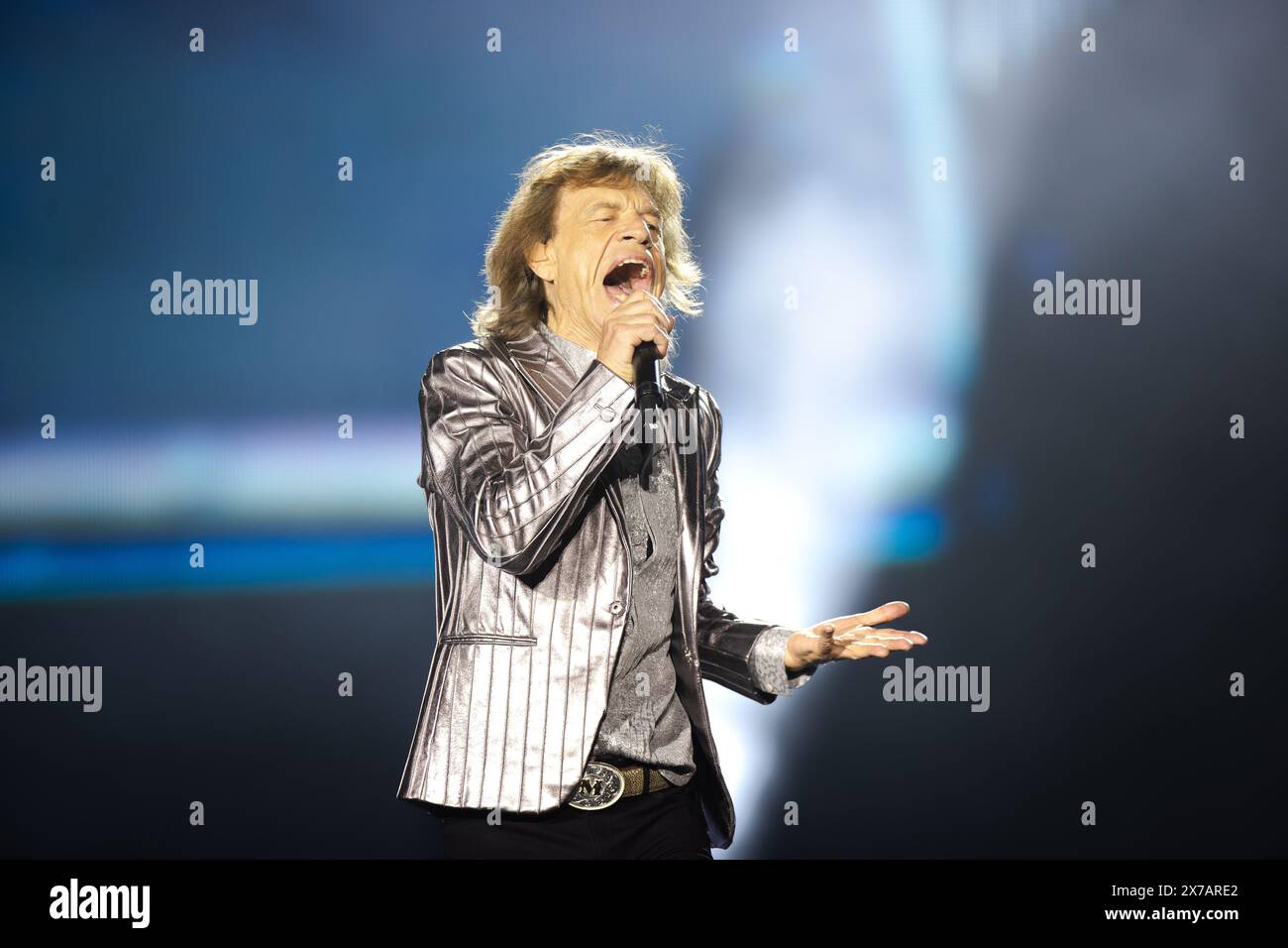 Houston, Texas, United States. 28th Apr, 2024. Mick Jagger is ...