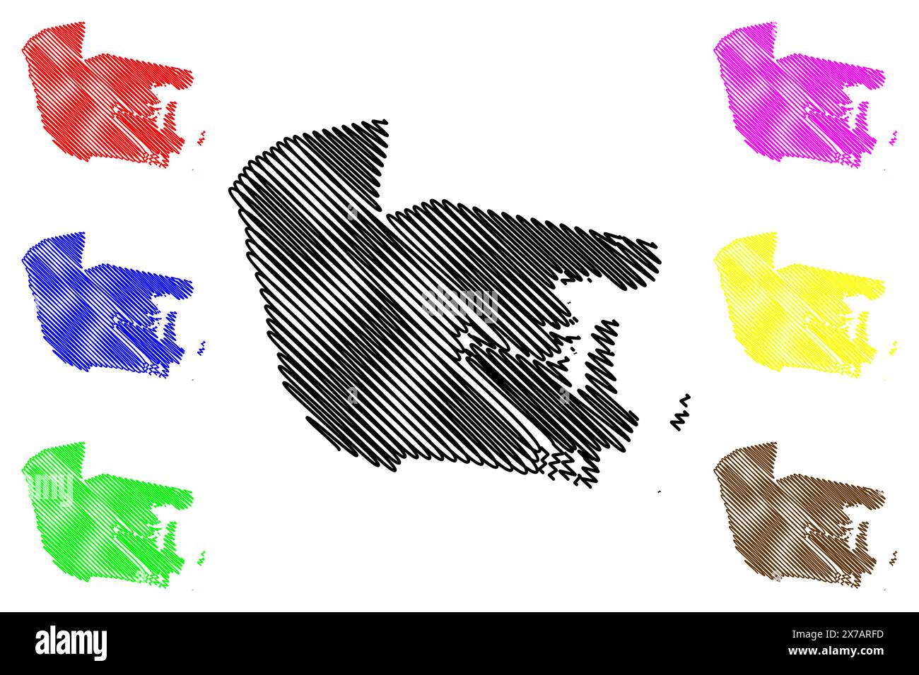 Rust city and district (Republic of Austria or Österreich, Burgenland ...