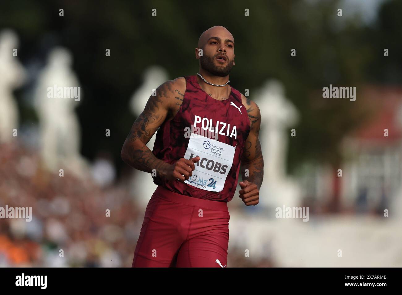Rome, Italy 18.05.2024: Tokyo 2020 gold Olympic medalist Marcell Jacobs ...
