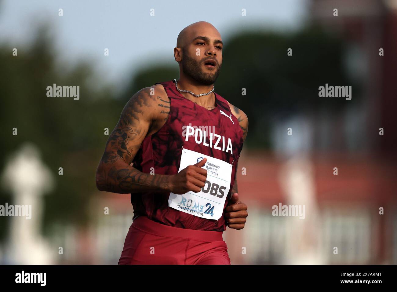 Rome, Italy 18.05.2024: Tokyo 2020 gold Olympic medalist Marcell Jacobs ...