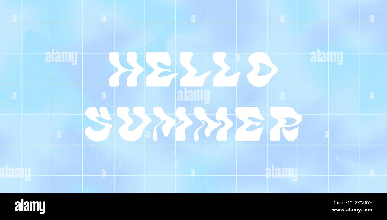 Summer abstract liquid background layout Stock Vector Image & Art - Alamy