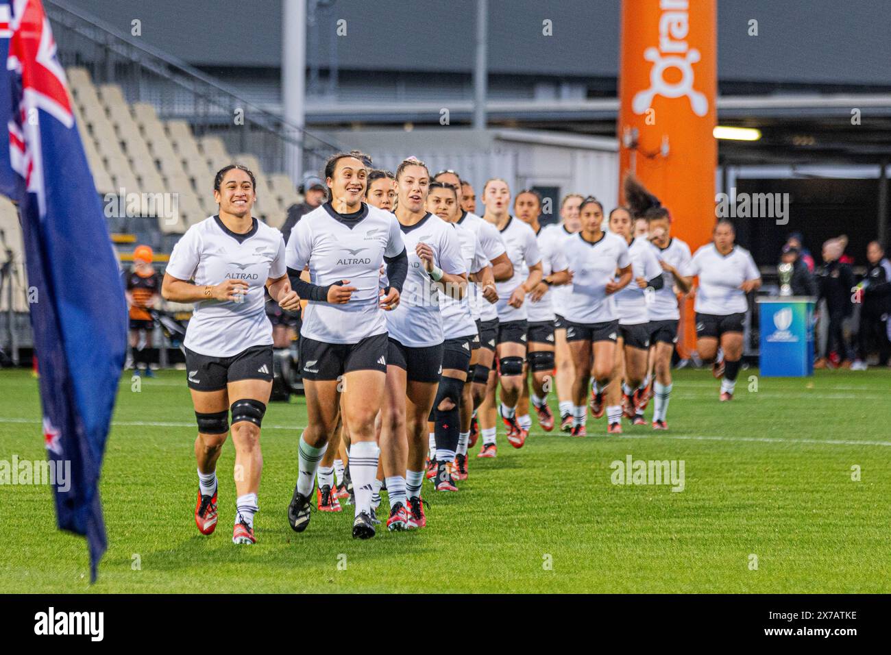 Christchurch, New Zealand, 19th May 2024. Black Ferns captain Kennedy ...