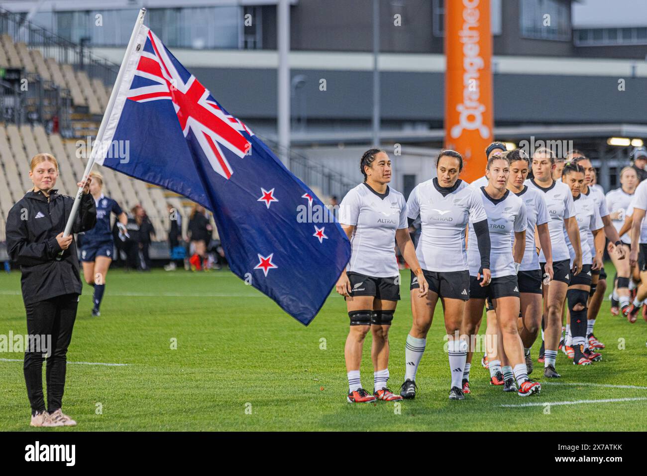 Christchurch, New Zealand, 19th May 2024. Black Ferns captain Kennedy ...