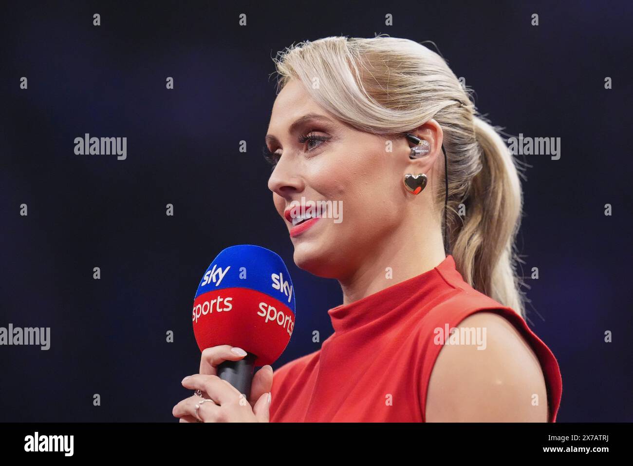 Sheffield, UK. 16th May, 2024. Sky Sports Presenter Emma Paton during ...