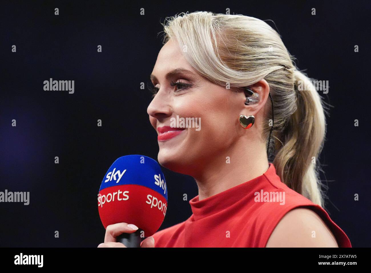 Sheffield, UK. 16th May, 2024. Sky Sports Presenter Emma Paton during ...