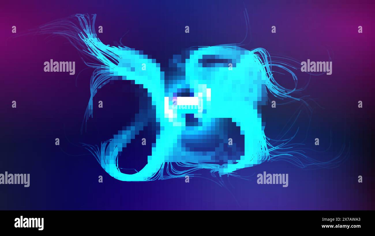 Data flow technology background. Information flow big data vector ...