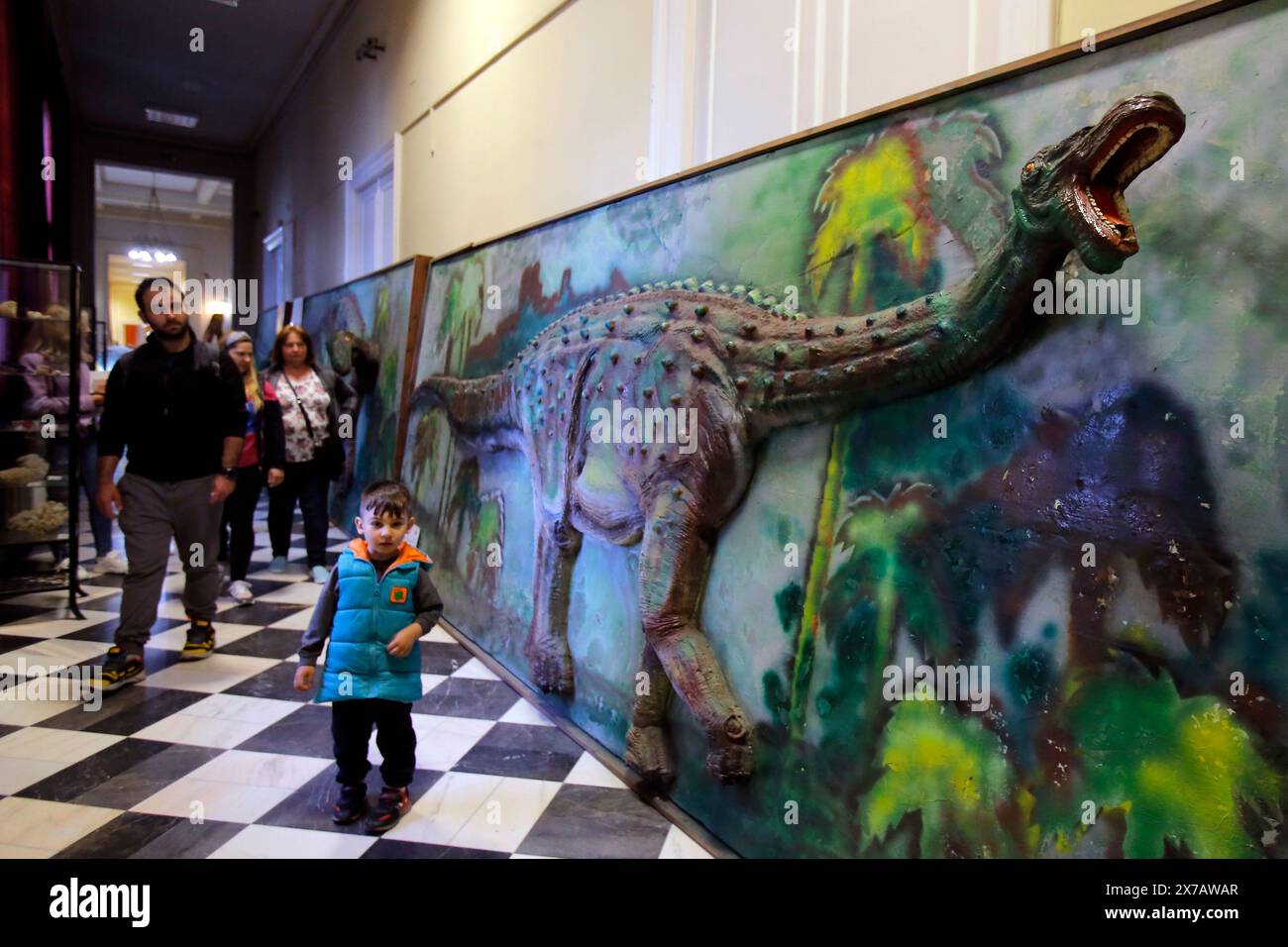 Bucharest, Romania. 18th May, 2024. People visit National Museum of ...