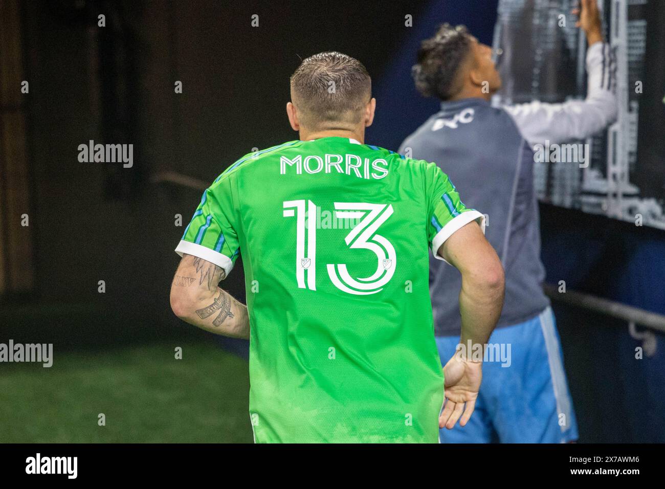 Seattle, Washington, USA. 18th May, 2024. Seattle Sounders player ...