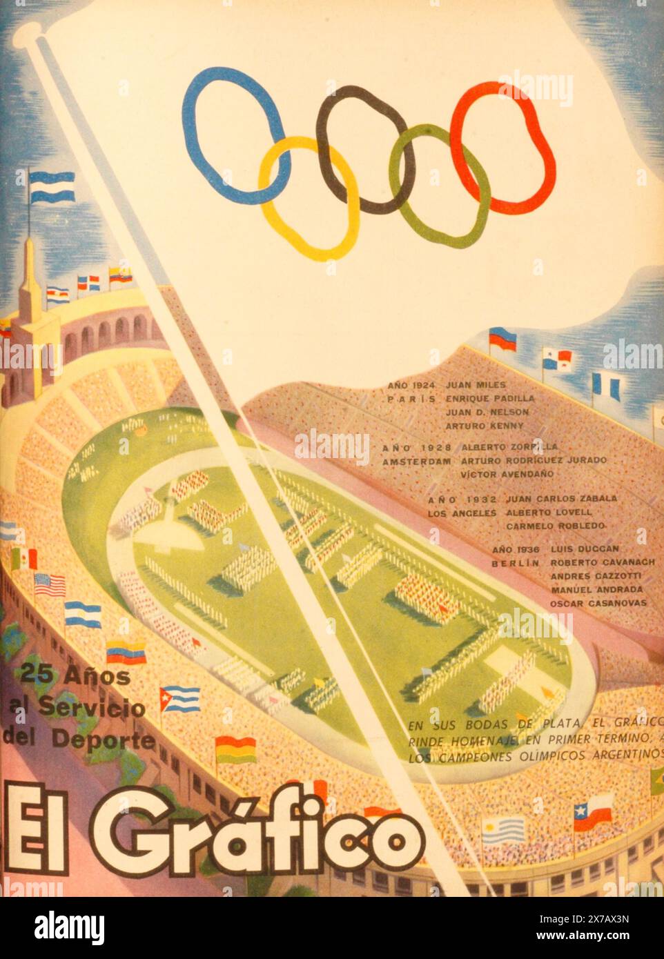 Anniversary 25 years of the magazine El Grafico Stock Photo - Alamy