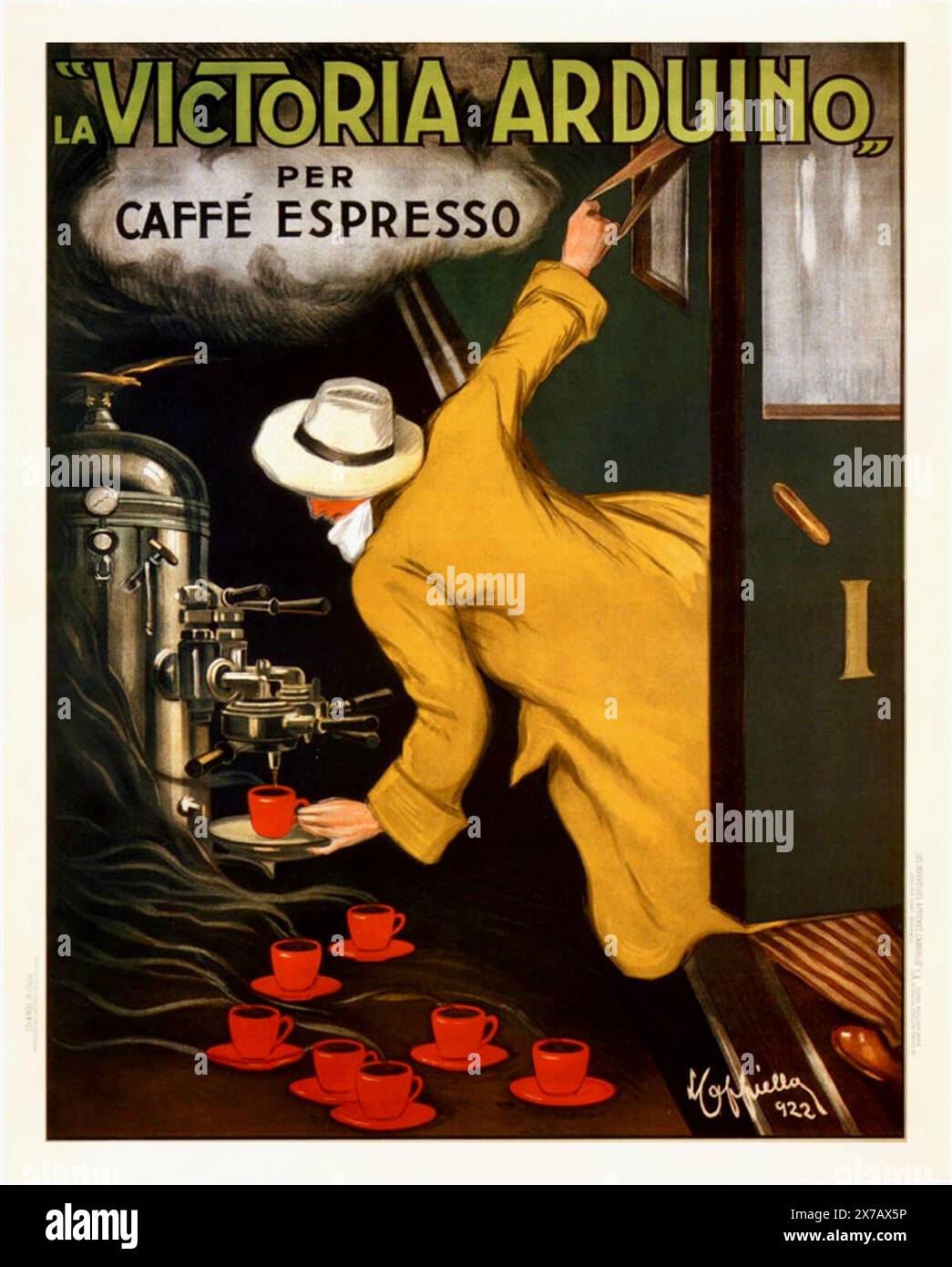 Leonetto Cappiello - Caffe Espresso, Victoria Arduino, 1922 Stock Photo ...