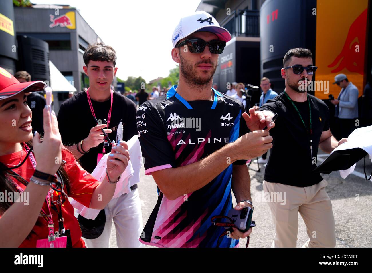 Alpine's Pierre Gasly at the Autodromo Internazionale Enzo e Dino ...