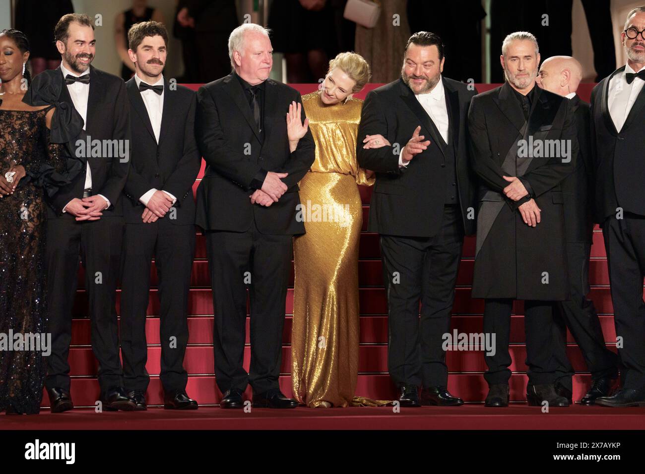 Cannes, France. 18th May, 2024. Nikki Amuka-Bird, Galen Johnson, Evan ...
