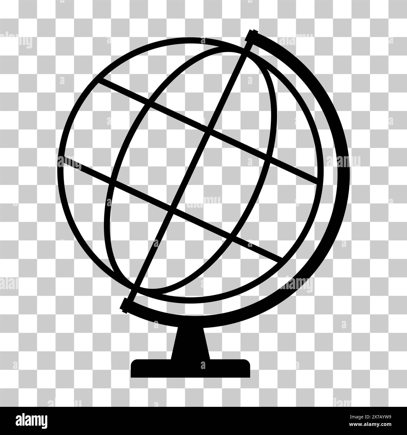 Globus map icon, Earth sign globe symbol, website design concept vector ...