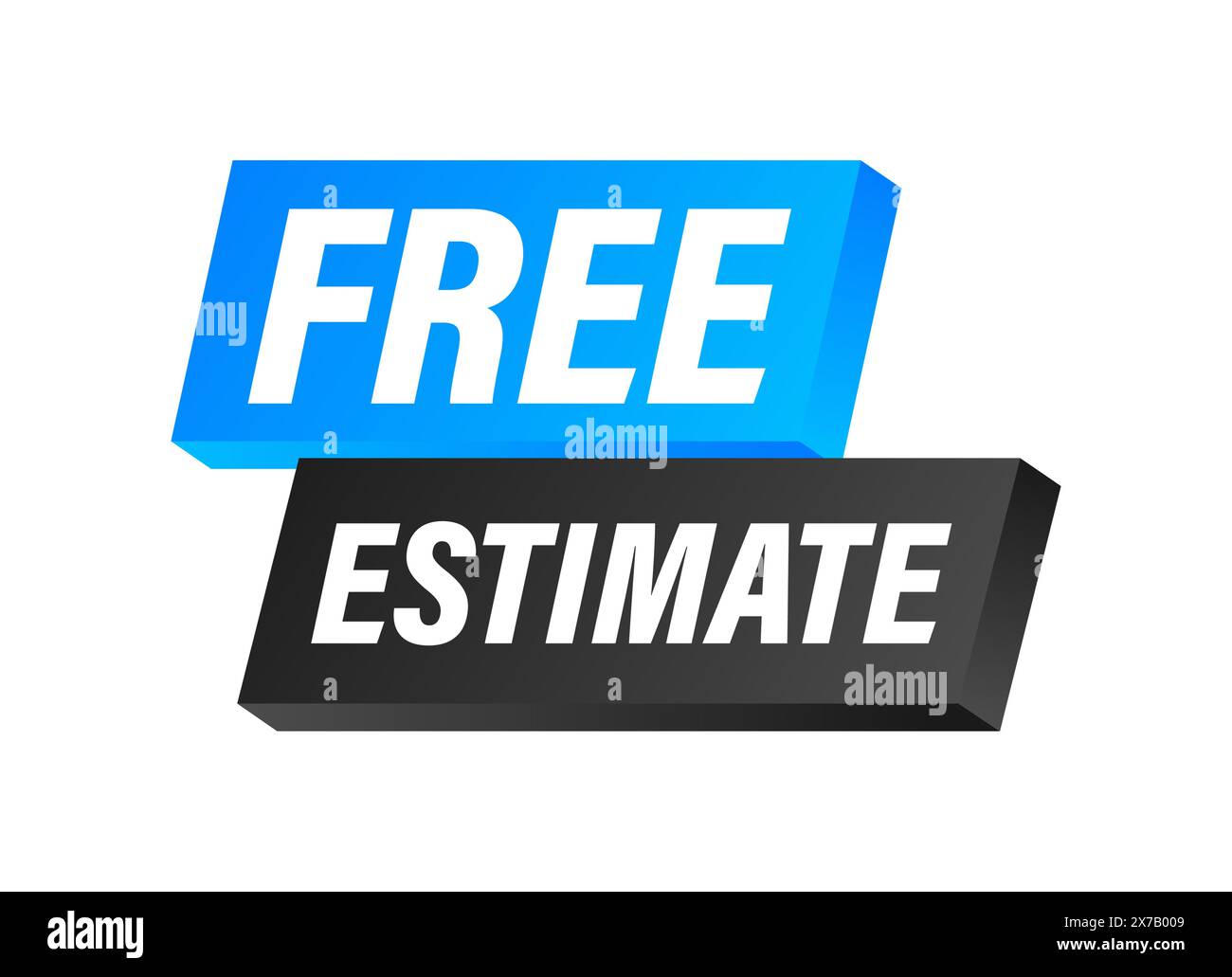 Free estimate label. Approximate calculation of the cost. Estimates ...