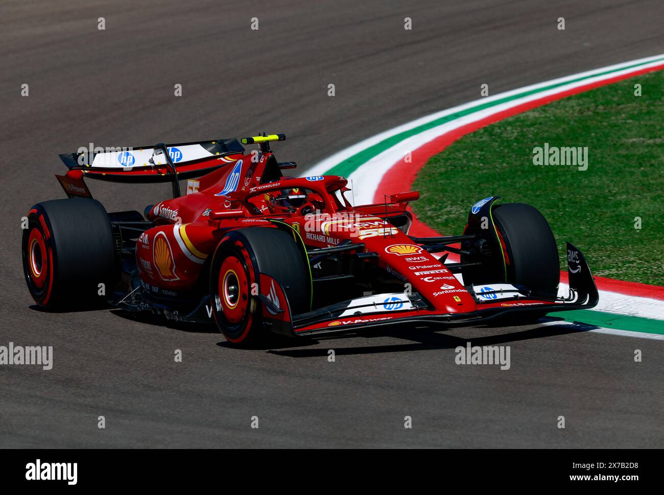 55 SAINZ Carlos (spa), Scuderia Ferrari SF-24, action during the ...