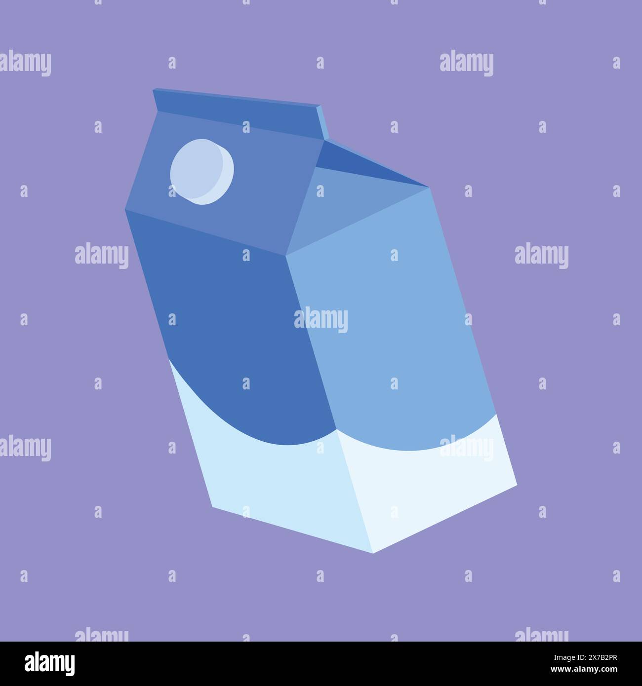 Milk carton box vector. fresh milk box illustration icon. milk box ...