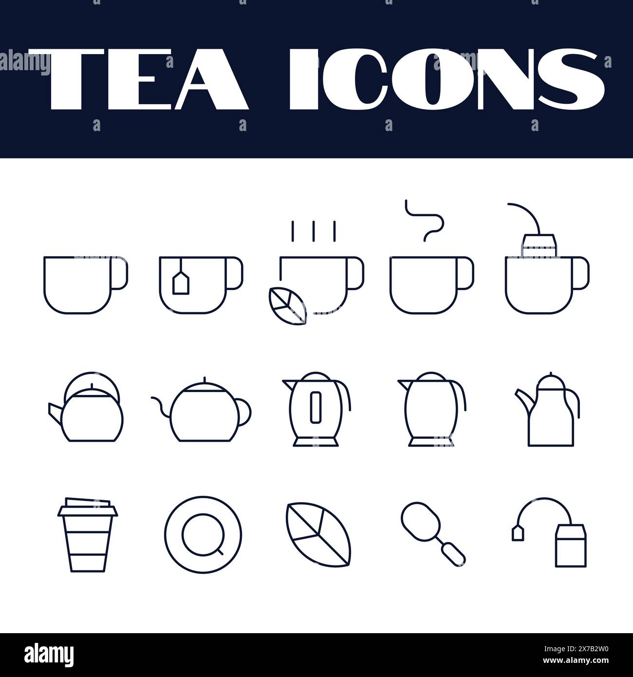 Chai martini Stock Vector Images - Alamy