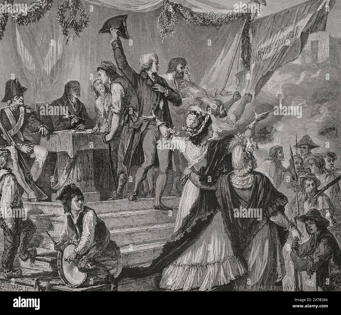 The National Assembly declared "La Patrie en danger" (The Homeland in ...