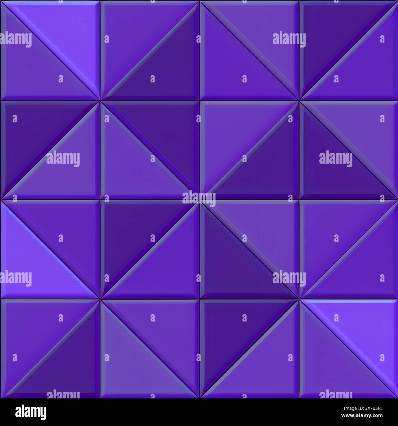 Square tiles with triangular elements Stock Photo - Alamy