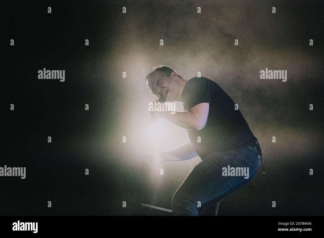 Copenhagen, Denmark. 18th, May 2024. The American band Future Islands ...