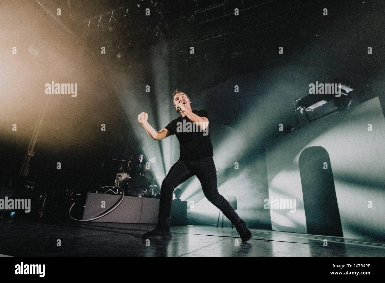 Copenhagen, Denmark. 18th, May 2024. The American band Future Islands ...