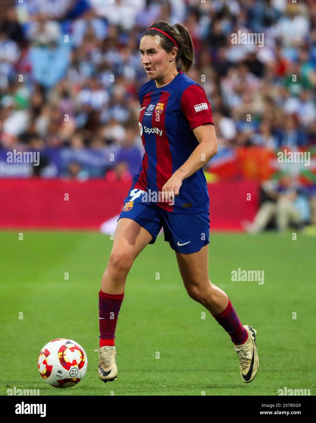 Zaragoza, Spain, March 18th 2024: Mariona Caldentey (9 Barcelona) in ...