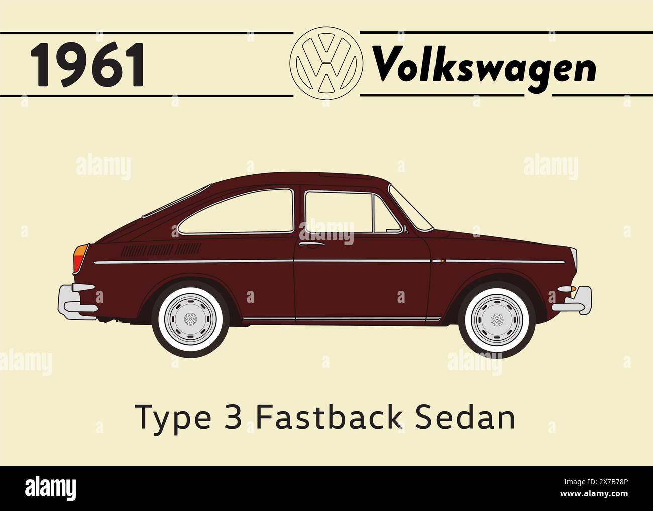 Vw sedan Stock Vector Images - Alamy