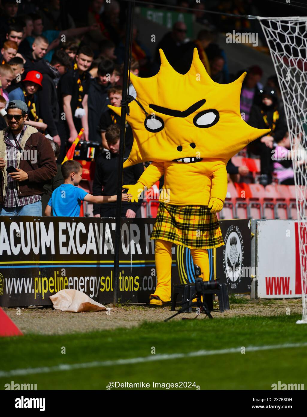Partick thistle mascot hi-res stock photography and images - Alamy
