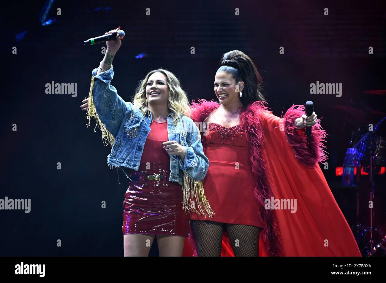 Mexico City, Mexico. 18th May, 2024. Spanish singer Natalia Jimenez and ...