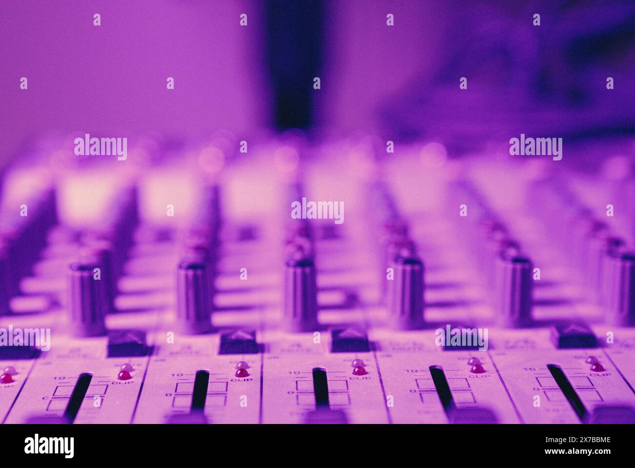 Sound fader board white background hi-res stock photography and images ...