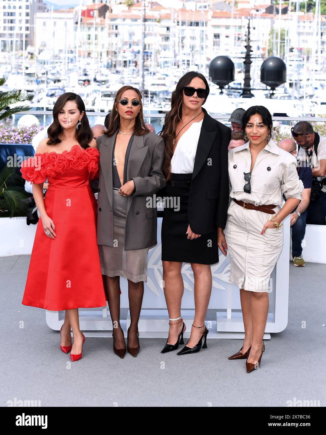 Cannes, France. 19th May, 2024. Cannes, 77th Cannes Film Festival 2024 Photocall film “Emilia ...