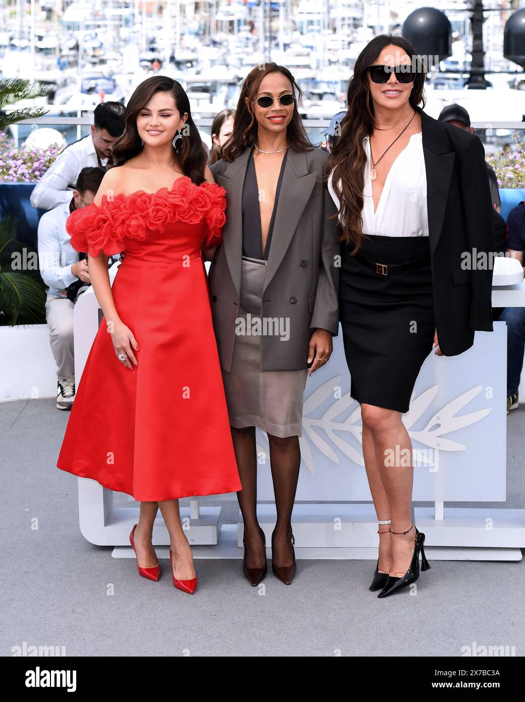 Cannes, France. 19th May, 2024. Cannes, 77th Cannes Film Festival 2024 Photocall film “Emilia ...