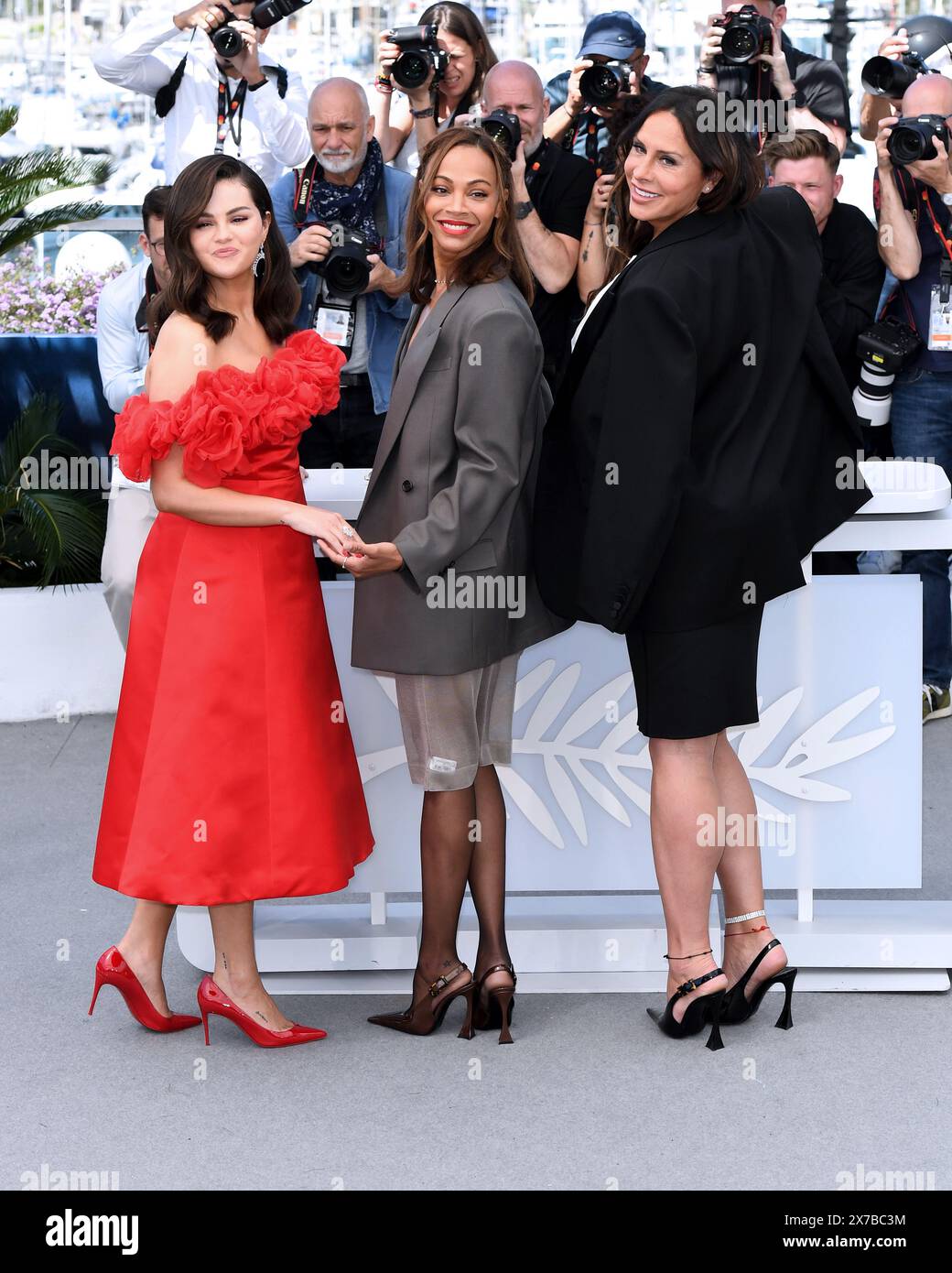 Cannes, France. 19th May, 2024. Cannes, 77th Cannes Film Festival 2024 Photocall film “Emilia ...