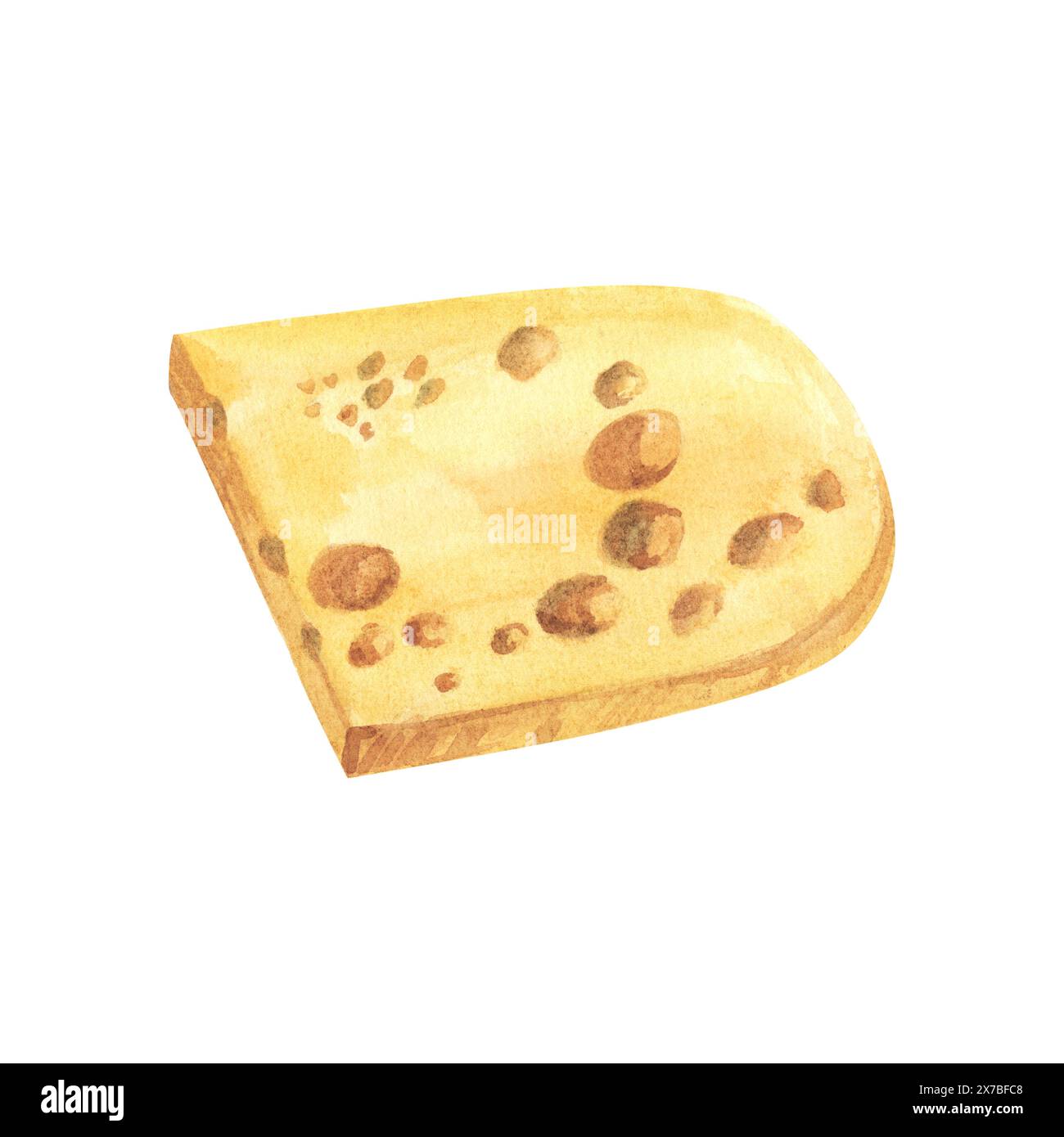 Watercolour illustration cheese hi-res stock photography and images - Alamy