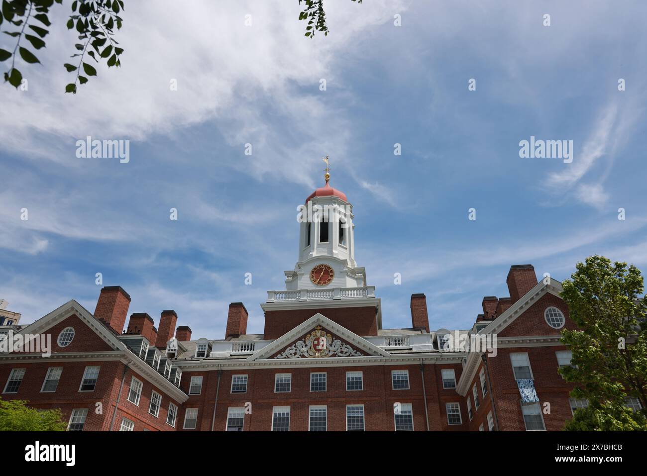 Cambridge MA - Moors hall building at Harvard University Stock Photo ...