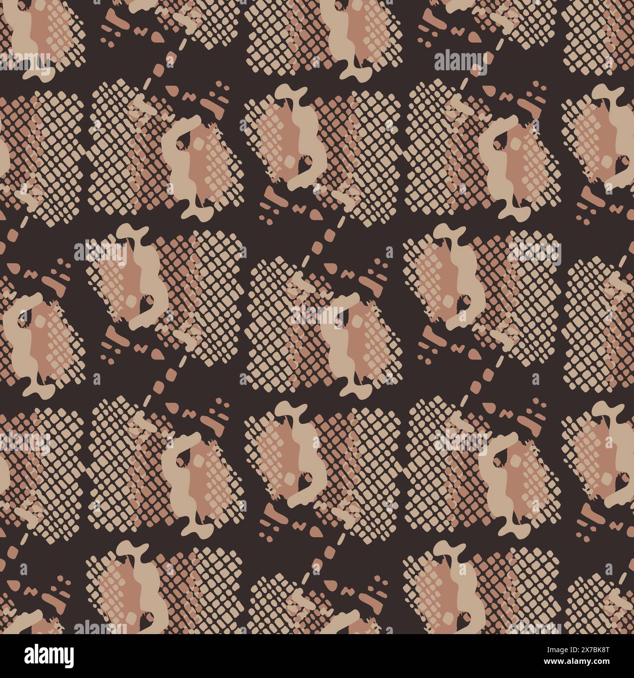 Tribal ethnic camouflage abstract pattern design in fall color trend ...