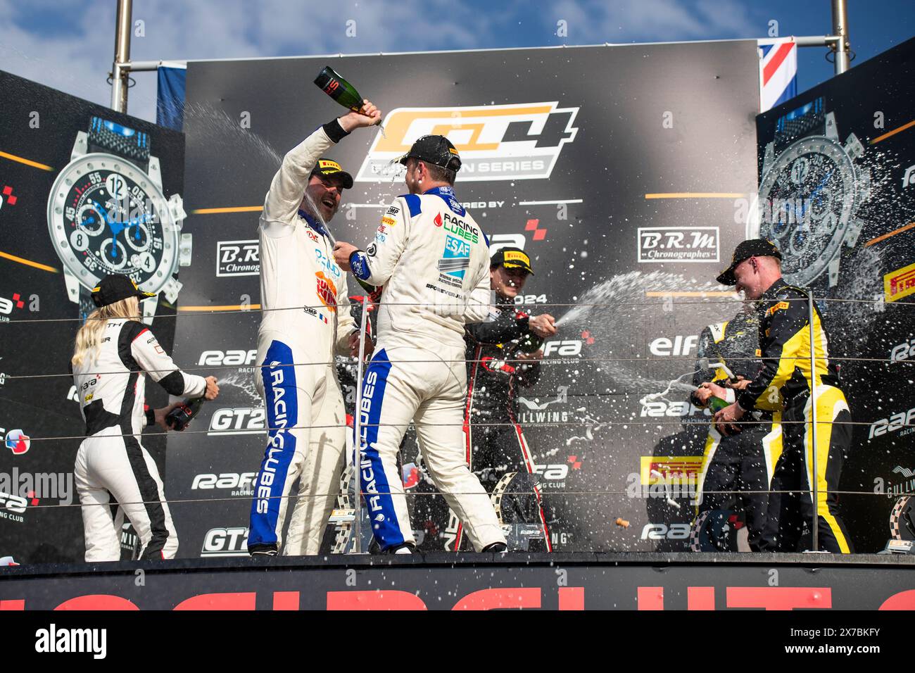 podium IBANEZ TRULLOLS Liuc (spa), NM Racing Team, Mercedes-AMG GT4 ...