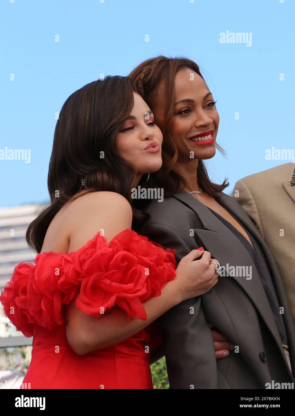 Cannes, France. 19th May, 2024. Selena Gomez, Zoe Saldana, at the ...