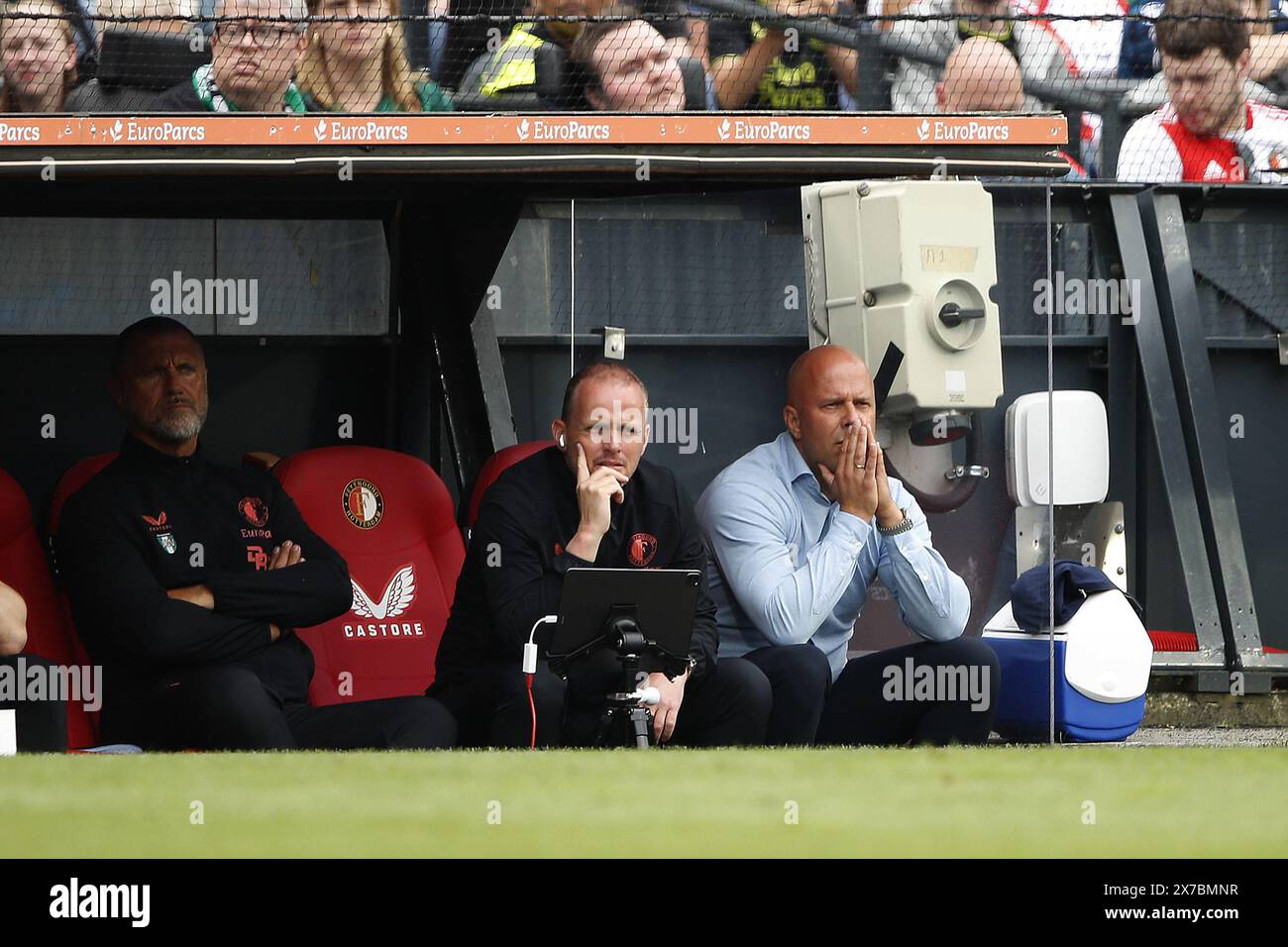 ROTTERDAM - (lr f Feyenoord assistant trainer Sipke Hulshoff, Feyenoord ...
