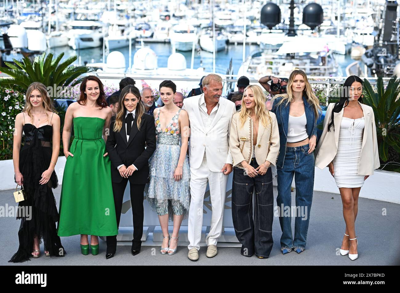 Cannes, France. 19th May, 2024. Wase Chief, Abbey Lee Kershaw, Sienna ...