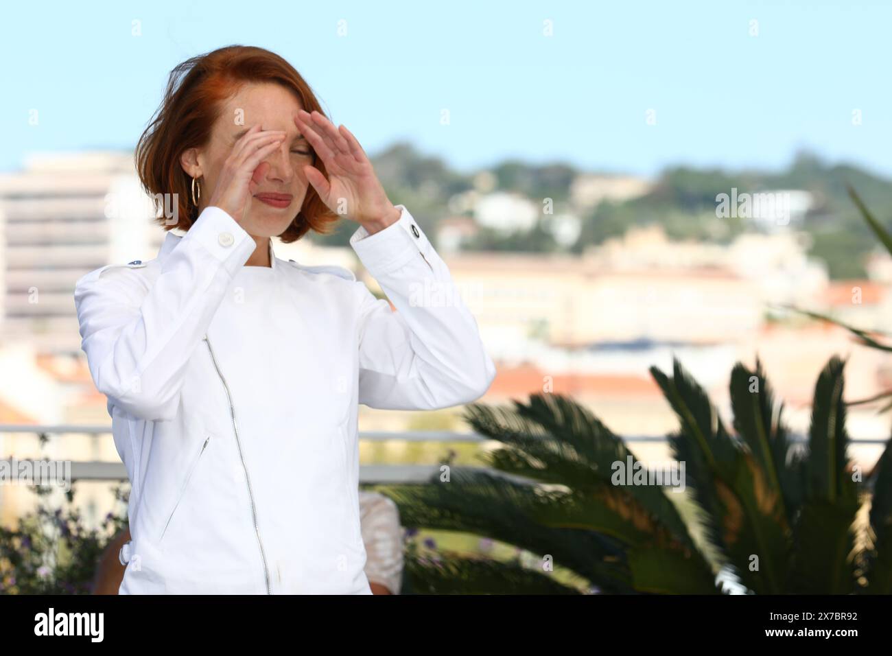 Cannes, France. 19th May, 2024. Laetitia Dosch during the Dog on Trial ...