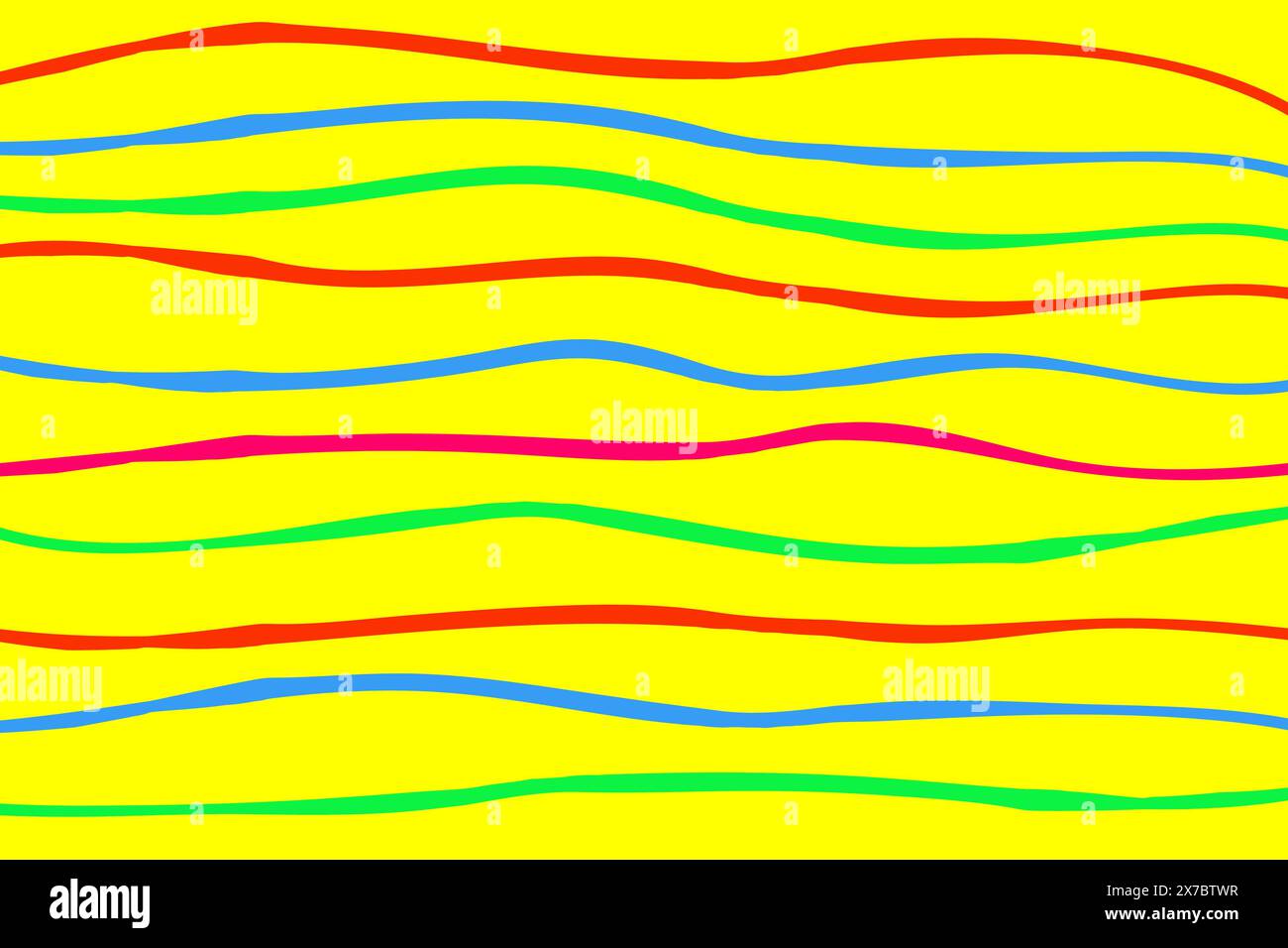 Hand drawn striped pattern with organic geometric shapes lines. Bright ...