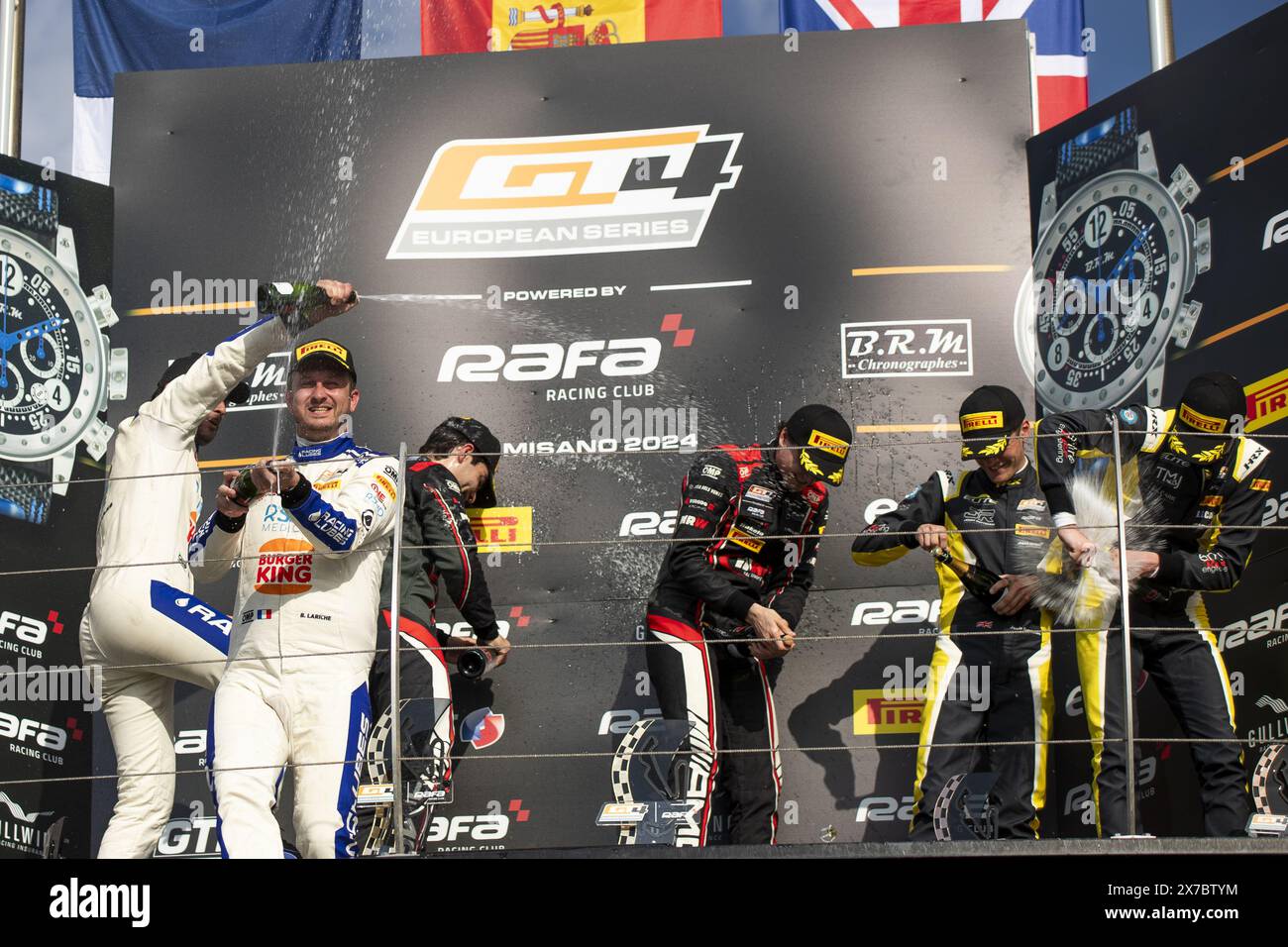 podium IBANEZ TRULLOLS Liuc (spa), NM Racing Team, Mercedes-AMG GT4 ...