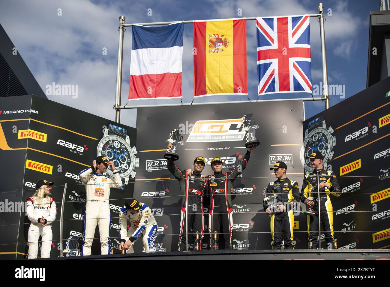 podium IBANEZ TRULLOLS Liuc (spa), NM Racing Team, Mercedes-AMG GT4 ...