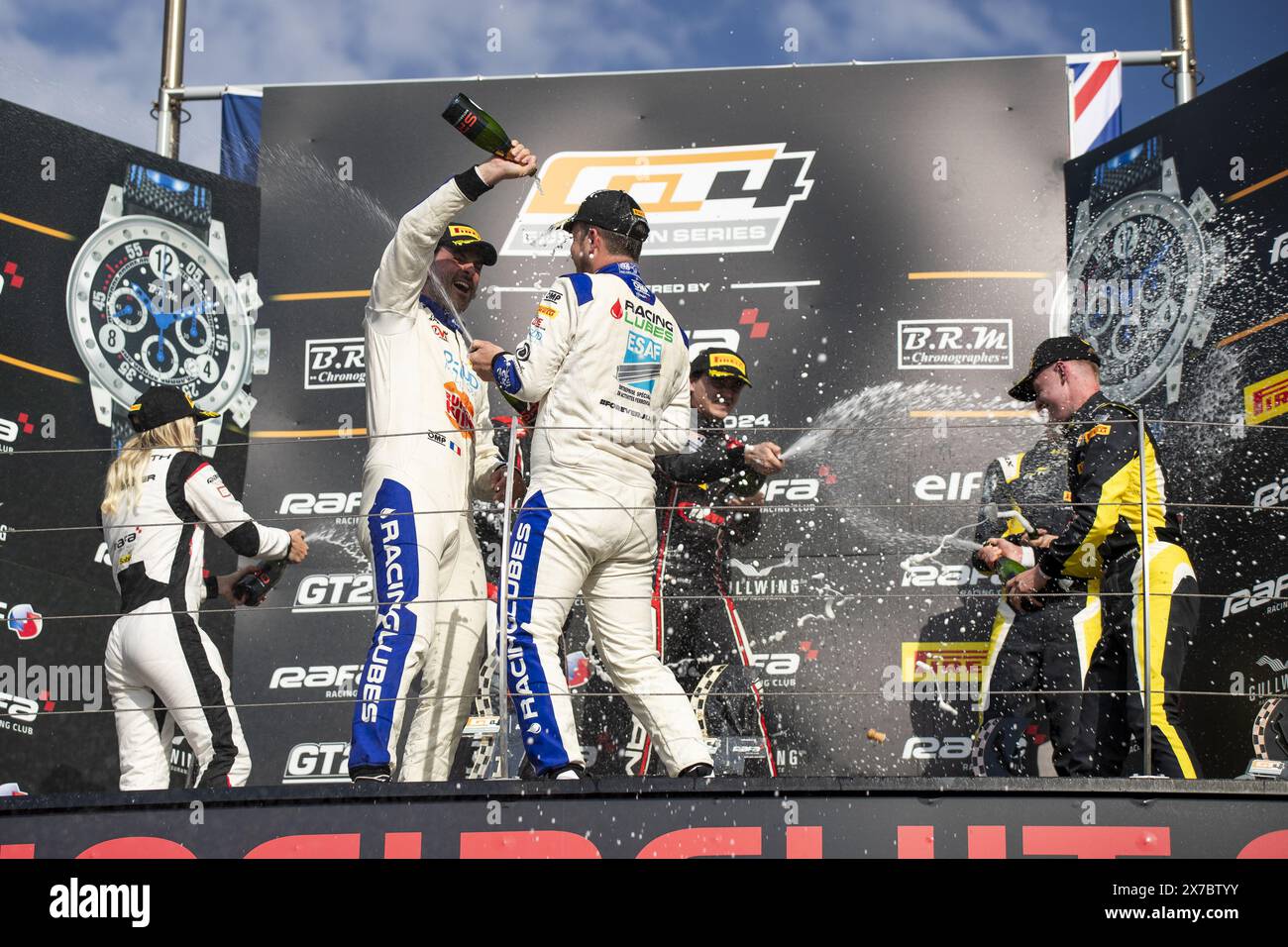 podium IBANEZ TRULLOLS Liuc (spa), NM Racing Team, Mercedes-AMG GT4 ...